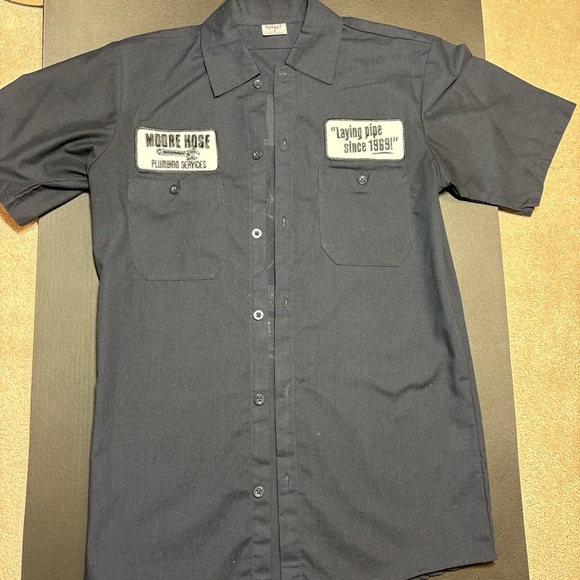 Shirts | Mens Navy Work Shirt | Poshmark
